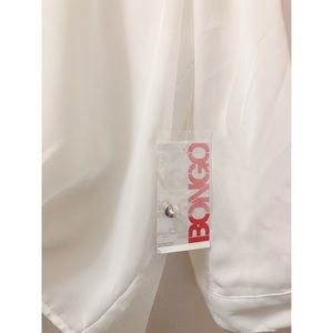 BONGO | Tops | Salebongo White Top 34 Rolled Sleeves | Poshmark